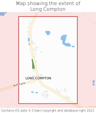 Where is Long Compton? Long Compton on a map