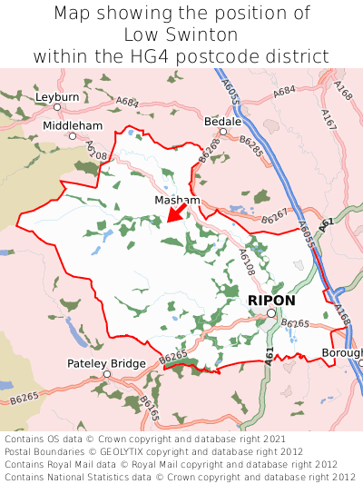 Where is Low Swinton? Low Swinton on a map