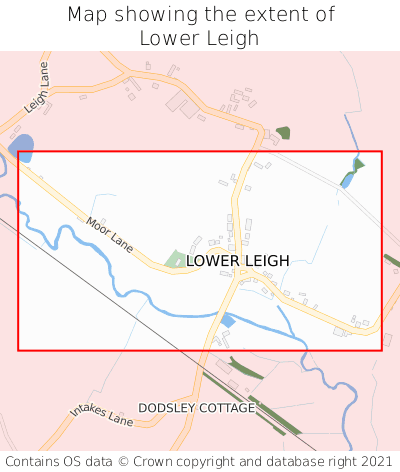 Where is Lower Leigh? Lower Leigh on a map