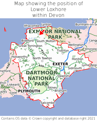 Where is Lower Loxhore? Lower Loxhore on a map