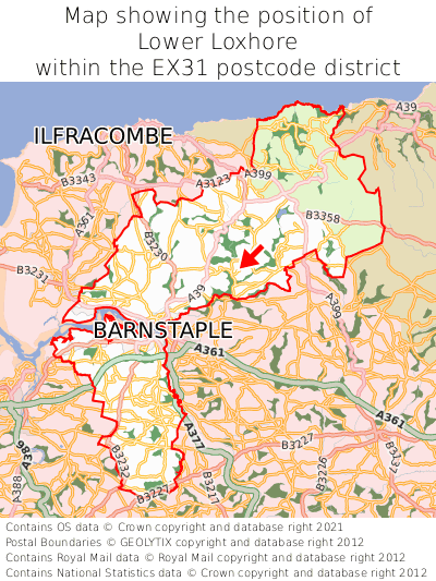 Where is Lower Loxhore? Lower Loxhore on a map