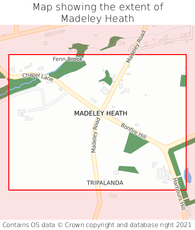 Where is Madeley Heath? Madeley Heath on a map