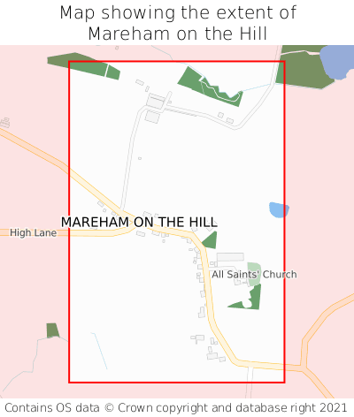 Where is Mareham on the Hill? Mareham on the Hill on a map