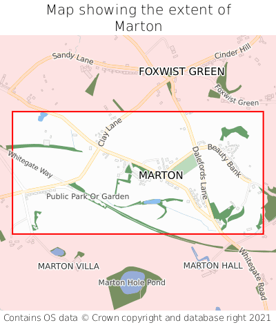 Where is Marton? Marton on a map