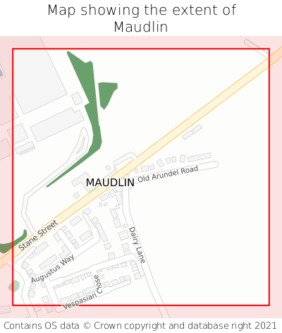 Where is Maudlin? Maudlin on a map