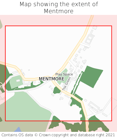 Where is Mentmore? Mentmore on a map