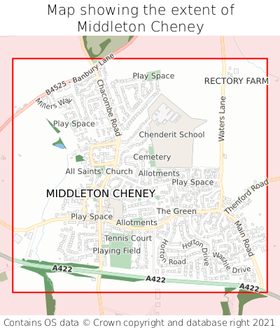 Where is Middleton Cheney? Middleton Cheney on a map