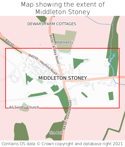 Where is Middleton Stoney? Middleton Stoney on a map