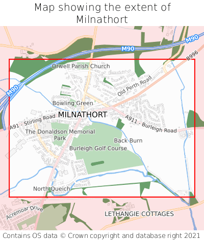 Where is Milnathort? Milnathort on a map
