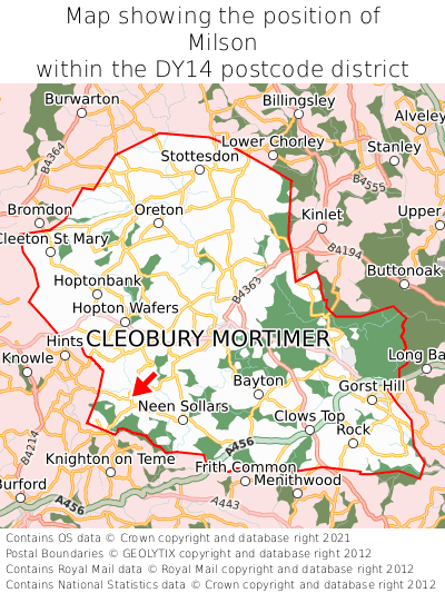 Where is Milson? Milson on a map