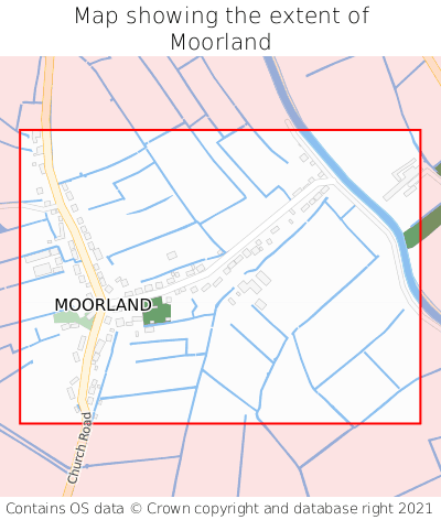 Where is Moorland? Moorland on a map