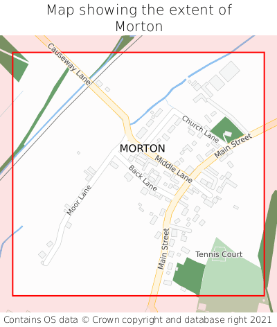 Where is Morton? Morton on a map