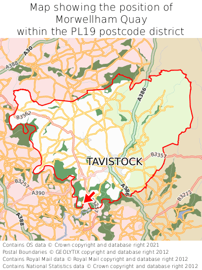 Where is Morwellham Quay? Morwellham Quay on a map