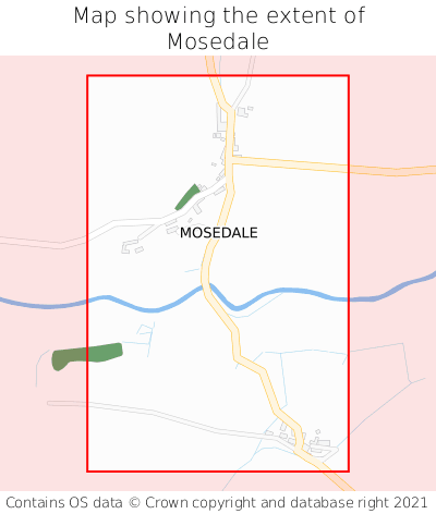 Where is Mosedale? Mosedale on a map