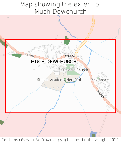 Where is Much Dewchurch? Much Dewchurch on a map