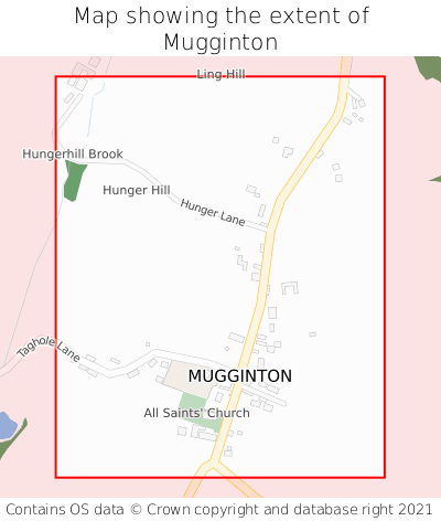 Where is Mugginton? Mugginton on a map