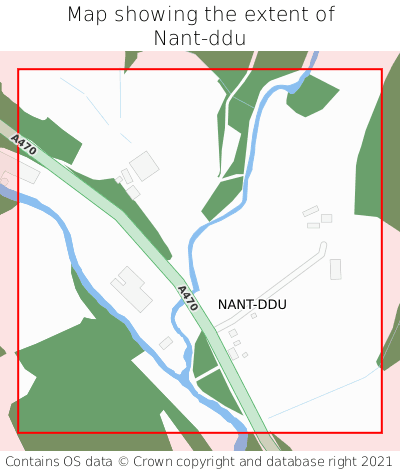 Where is Nant-ddu? Nant-ddu on a map