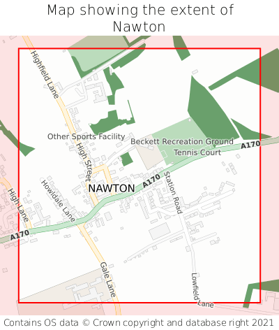 Where is Nawton? Nawton on a map