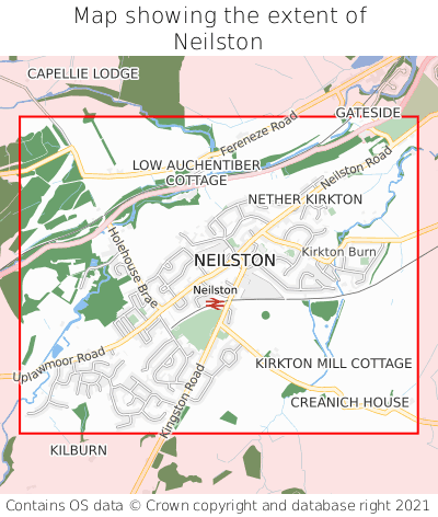 Where is Neilston? Neilston on a map