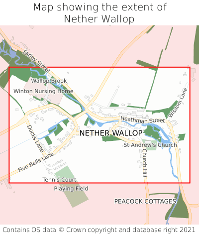 Where is Nether Wallop? Nether Wallop on a map