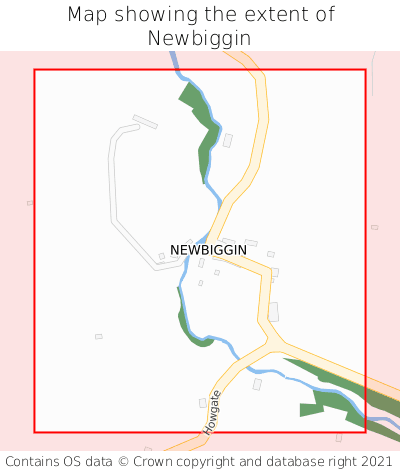 Where is Newbiggin? Newbiggin on a map