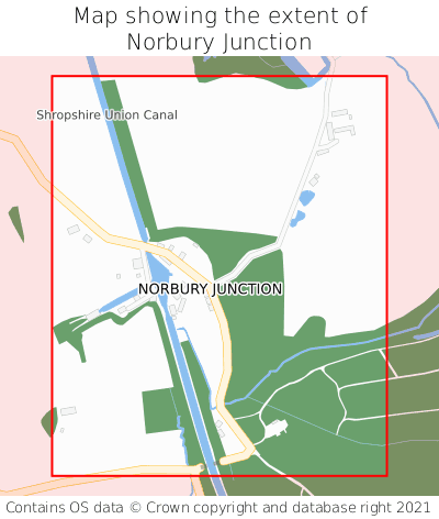 Where is Norbury Junction? Norbury Junction on a map