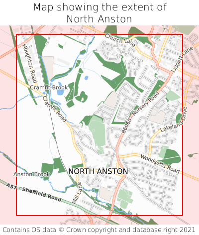 Where is North Anston? North Anston on a map