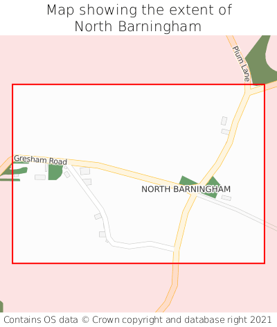 Where is North Barningham? North Barningham on a map
