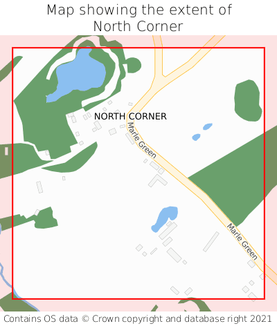 Where is North Corner? North Corner on a map