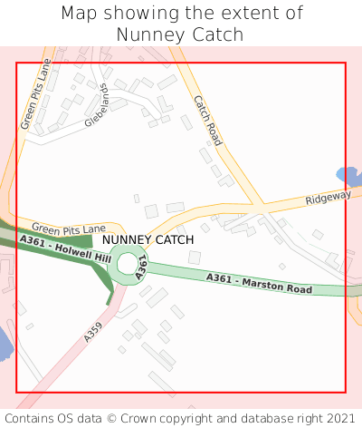 Where is Nunney Catch? Nunney Catch on a map