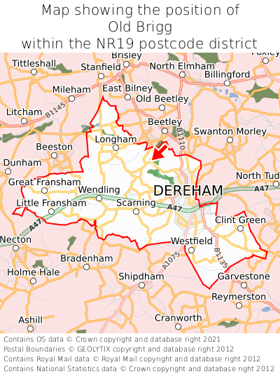 Where is Old Brigg? Old Brigg on a map