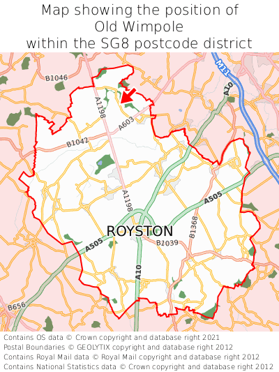 Where is Old Wimpole? Old Wimpole on a map