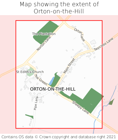 Where is Orton-on-the-Hill? Orton-on-the-Hill on a map