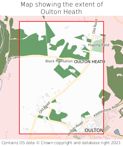 Where is Oulton Heath? Oulton Heath on a map