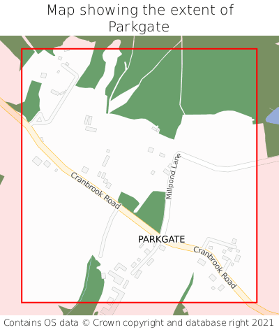 Where is Parkgate? Parkgate on a map