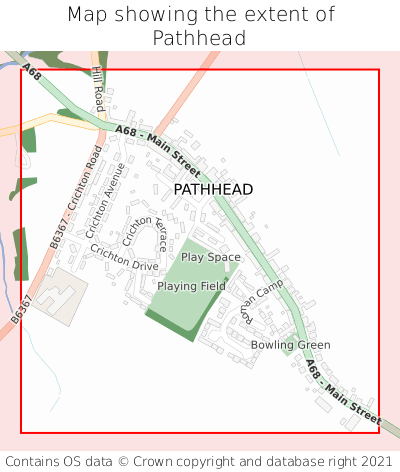 Where is Pathhead? Pathhead on a map