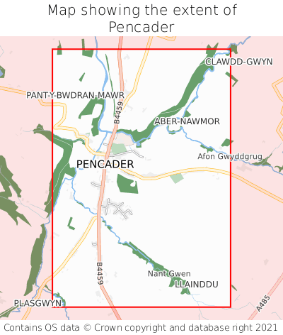 Where is Pencader? Pencader on a map