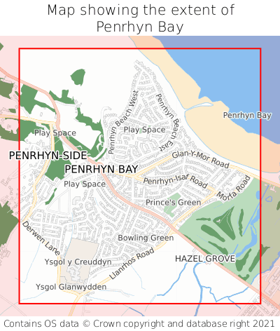 Where is Penrhyn Bay? Penrhyn Bay on a map