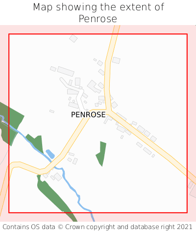 Where is Penrose? Penrose on a map