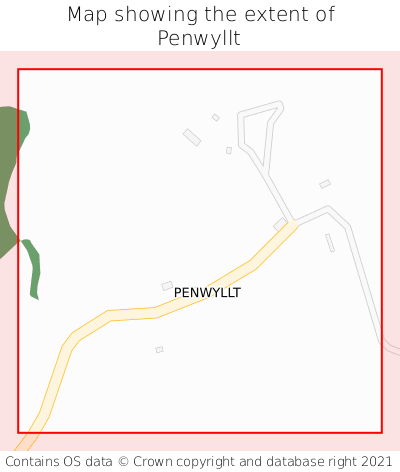 Where is Penwyllt? Penwyllt on a map