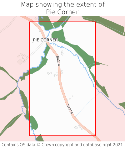 Where is Pie Corner? Pie Corner on a map