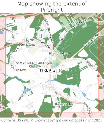 Where is Pirbright? Pirbright on a map