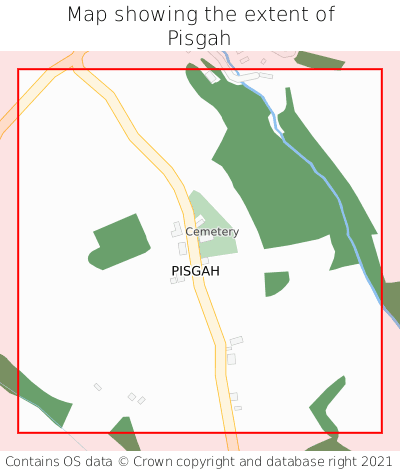 Where is Pisgah? Pisgah on a map