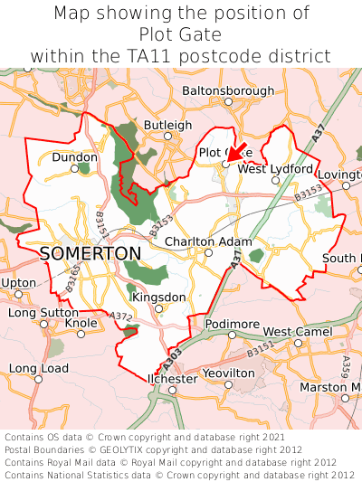 Where is Plot Gate? Plot Gate on a map