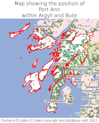 Where is Port Ann? Port Ann on a map