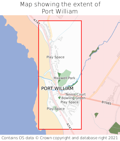 Where is Port William? Port William on a map