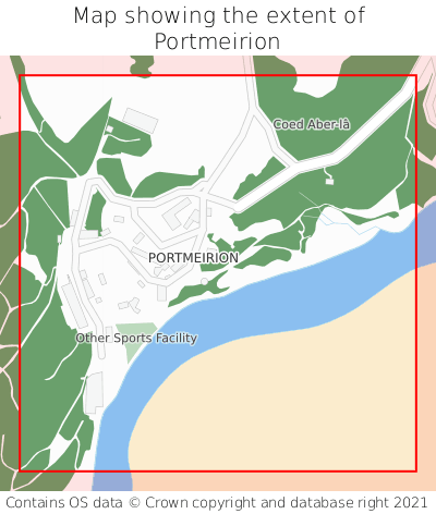 Where is Portmeirion? Portmeirion on a map