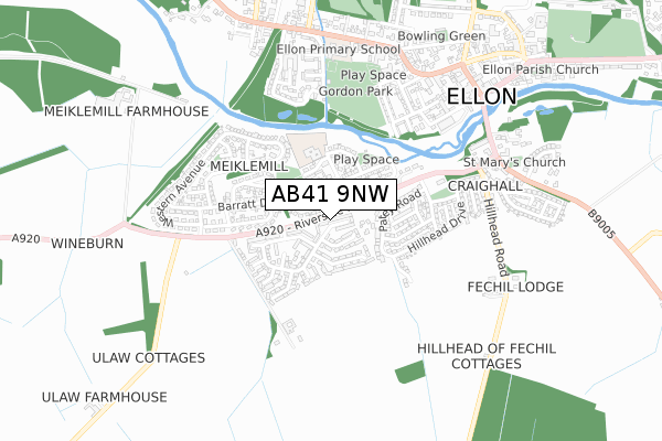 AB41 9NW maps, stats, and open data