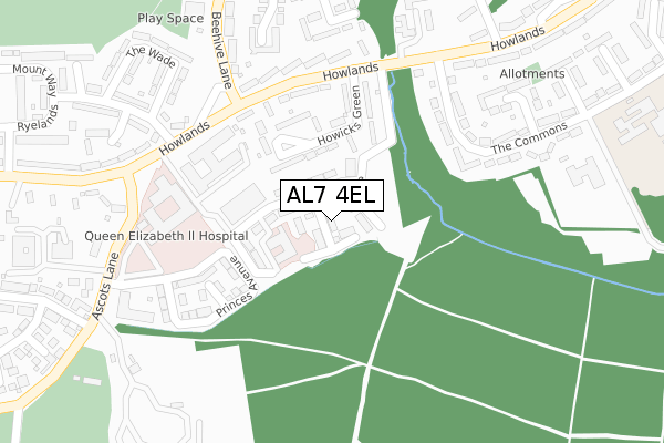 AL7 4EL maps, stats, and open data