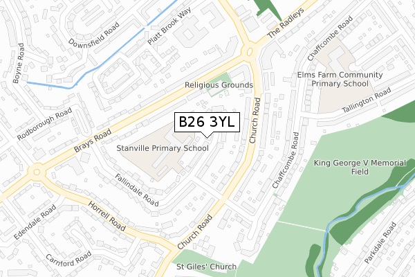 B26 3YL maps, stats, and open data